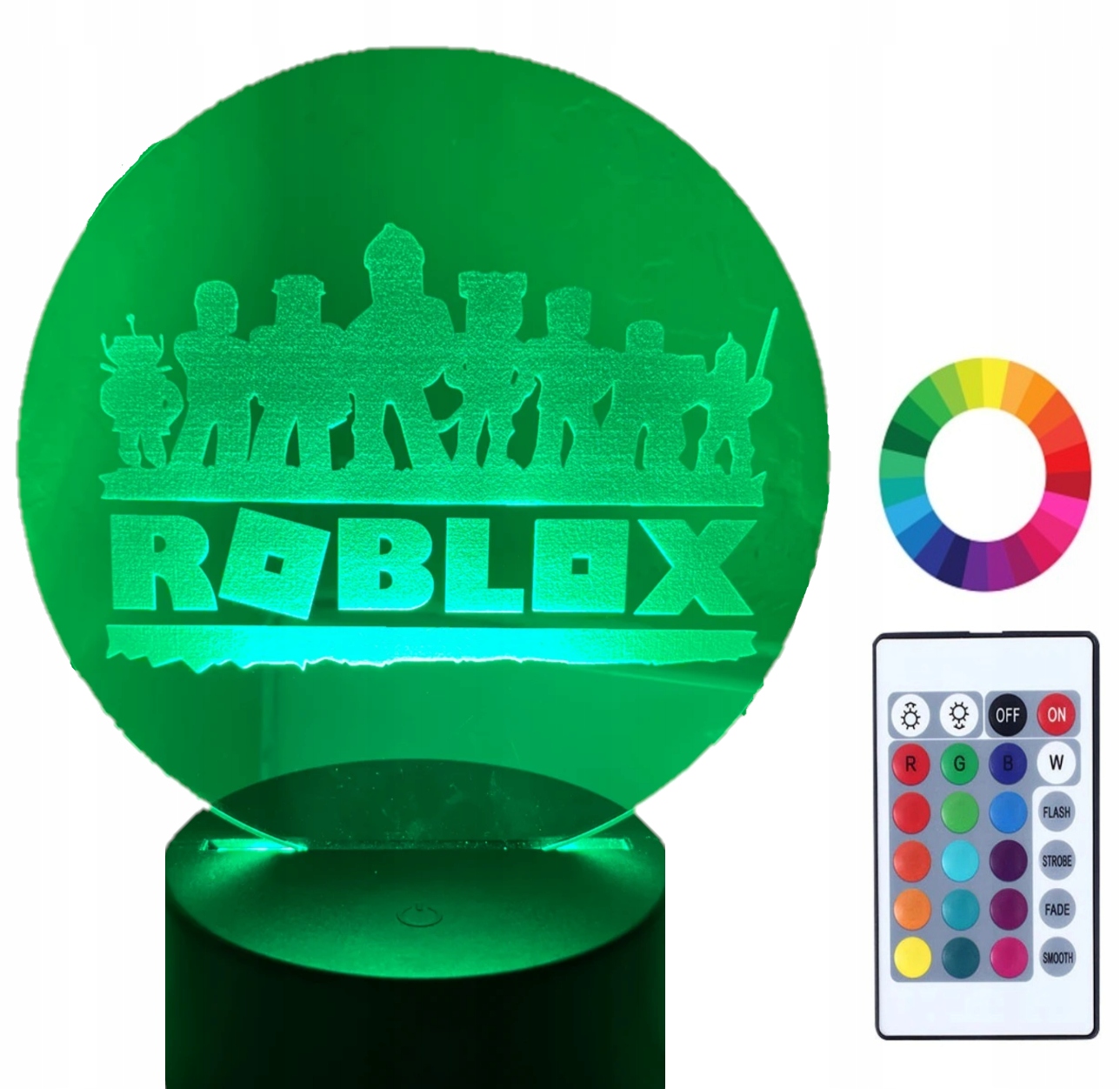 Lampka Nocna 3D LED Roblox Grawer Imię Prezent (5903457872952) • Cena ...