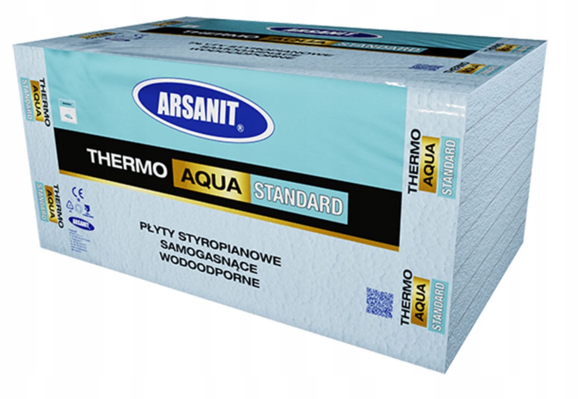 ARSANIT THERMO AQUA STANDARD PROSTA 0,038 GR 10 CM • Cena, Opinie • Styropian 12705219198 • Allegro