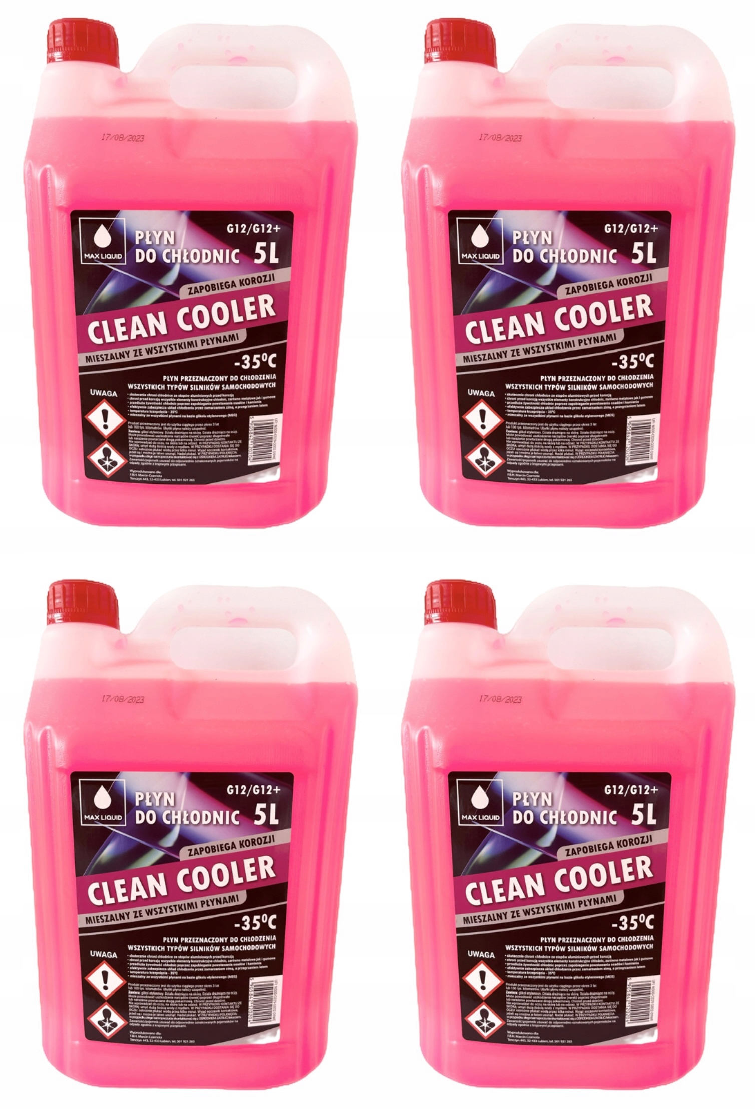 Płyn chłodniczy CLEAN COOLER 20L G12/G12+ -35 za 101 zł z Lubień ... Płyn chłodniczy CLEAN COOLER 20L G12/G12+ -35 za 101 zł z Lubień ...