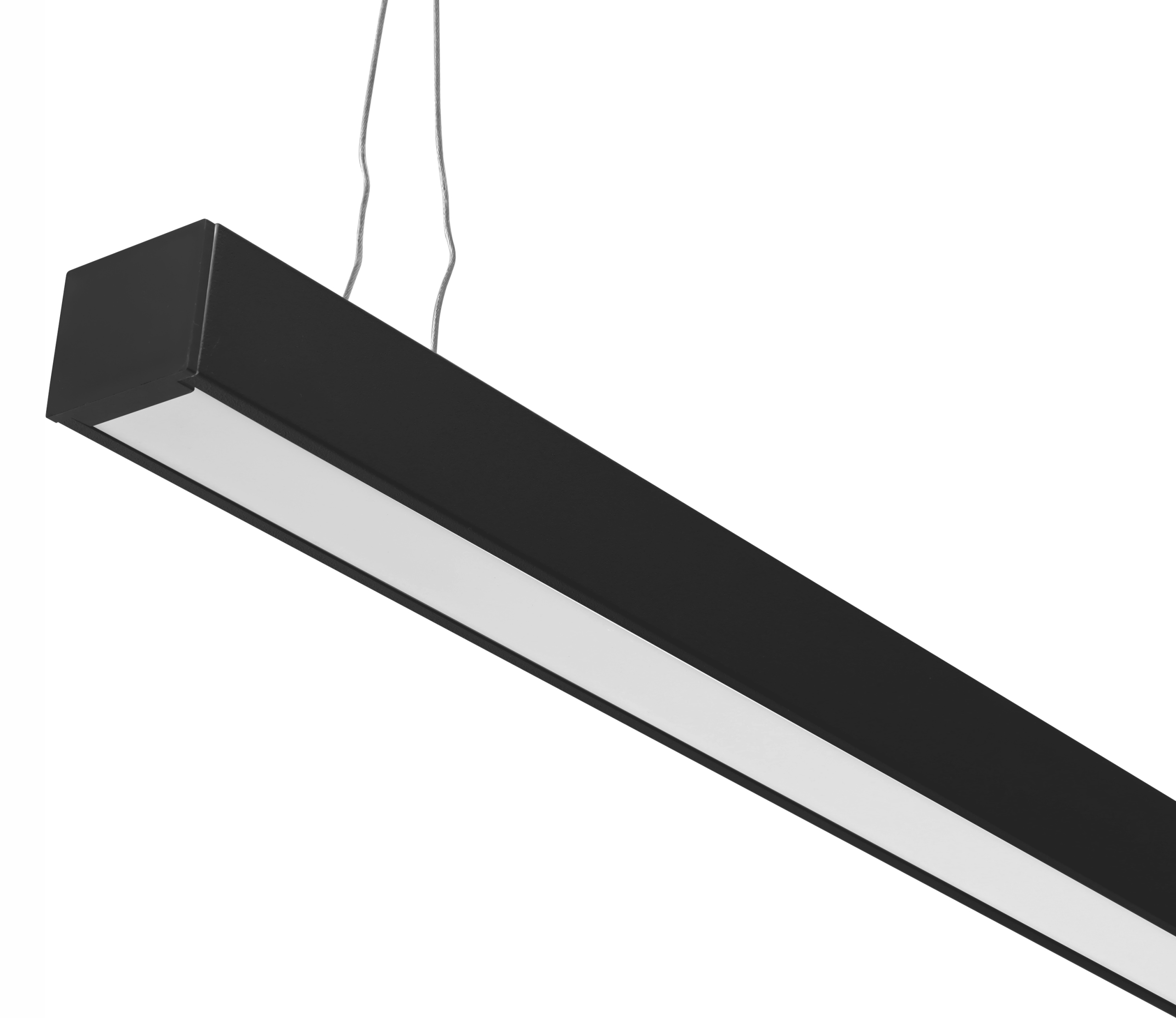 Lampa LED Liniowa Neo Line 120cm 40W 4500K czarna wisząca ...