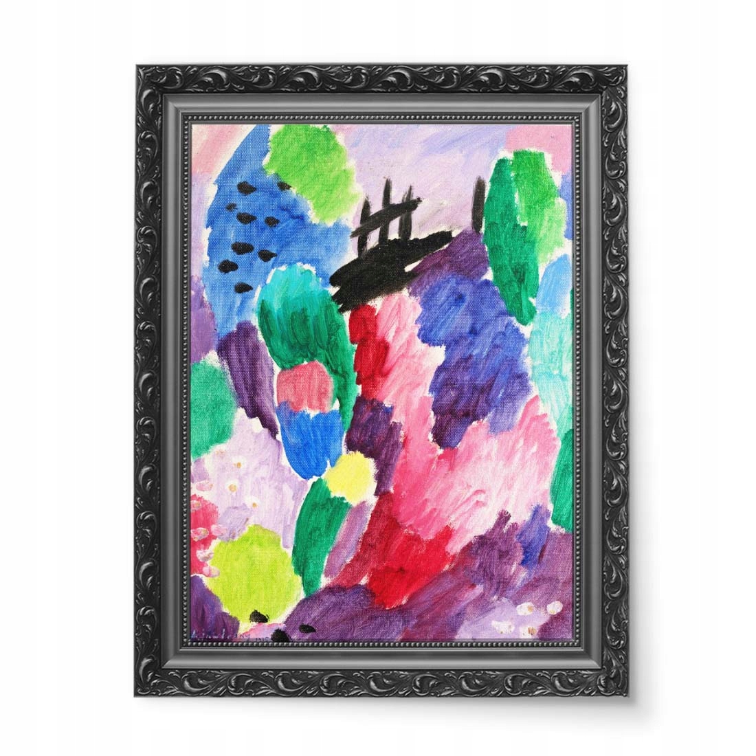 Alexei von Jawlensky Czerwona ścieżka St Prex 50x70 wydruk na płótnie ...