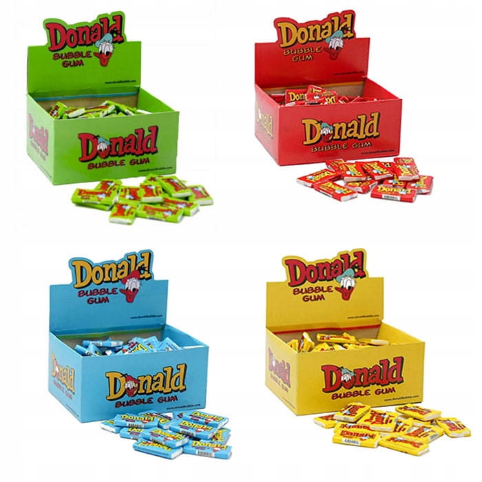 Guma balonowa Donald Bubble Gum 100 szt (8683229251709) • Cena, Opinie ...