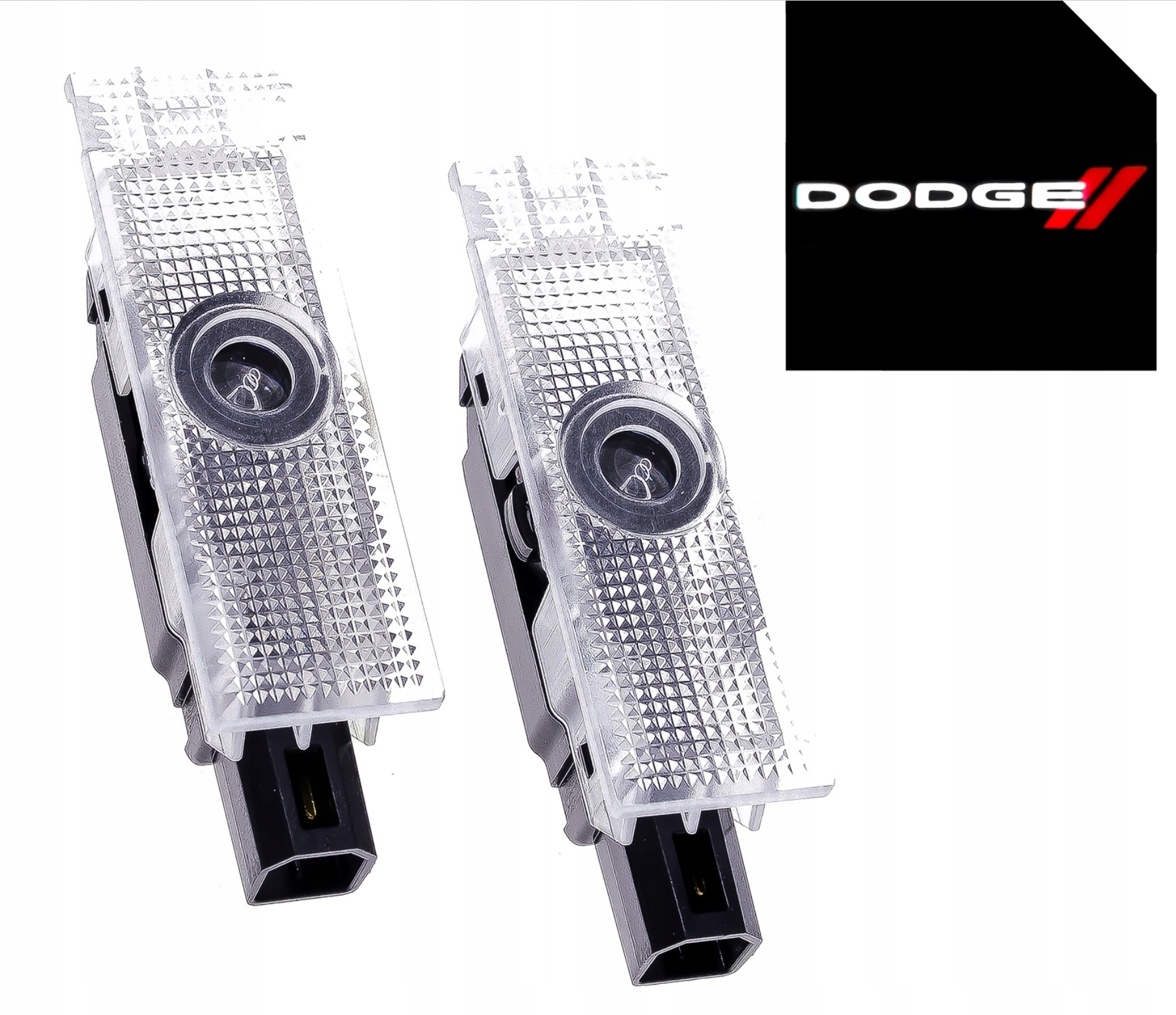 LED LOGO PROJEKTOR HD DODGE CHALLENGER SRT HELLCAT R/T DART 2szt ...