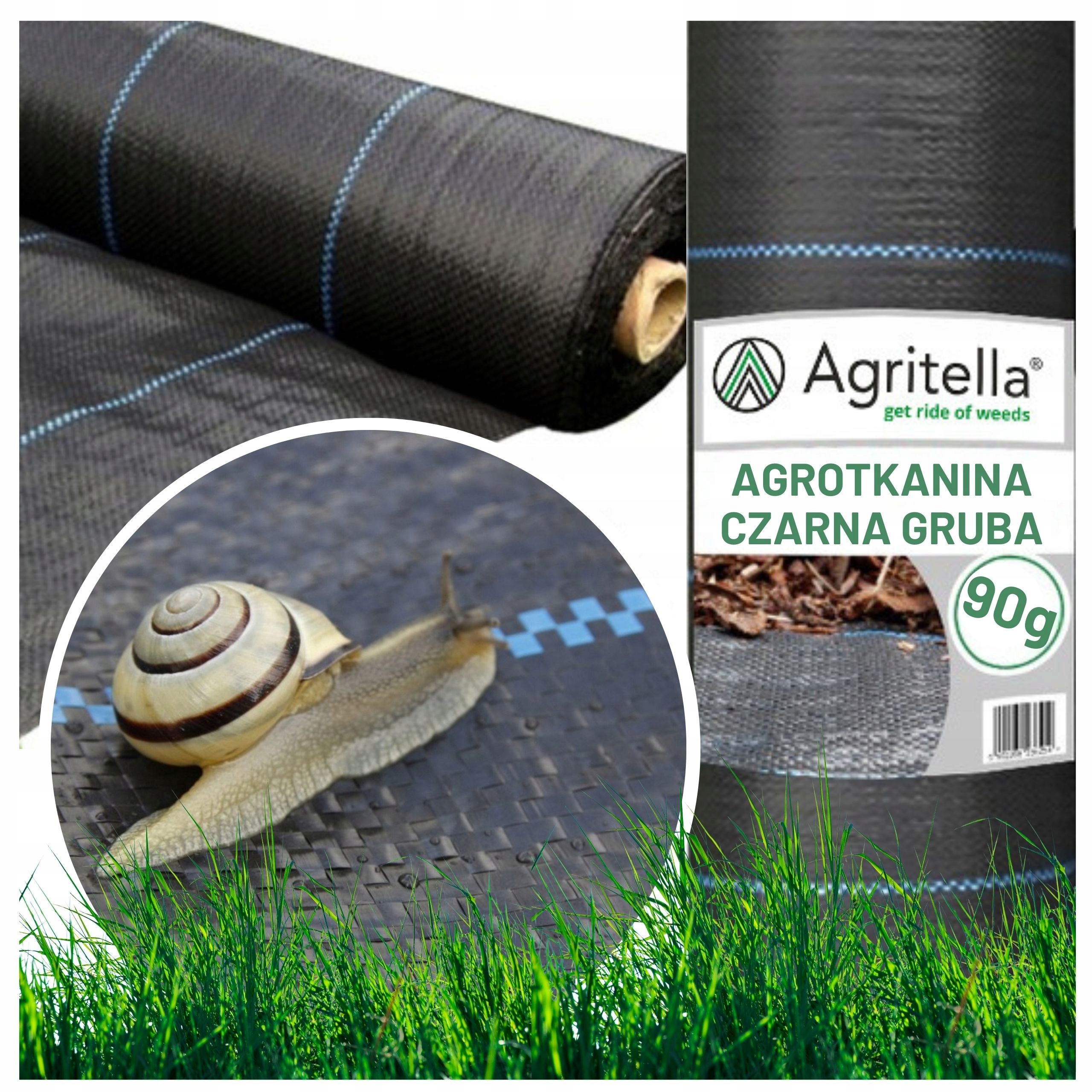 Agrotkanina 0,6x100 90g Agrowłóknina NA Chwasty UV Mata Gruba Pod Truskawki (agro tkanina ...