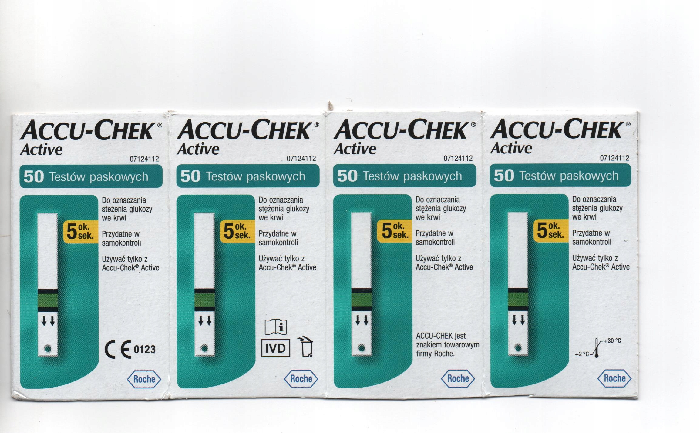 Accu-Chek Active paski do glukometru 50 pasków 12683480038 - Allegro.pl