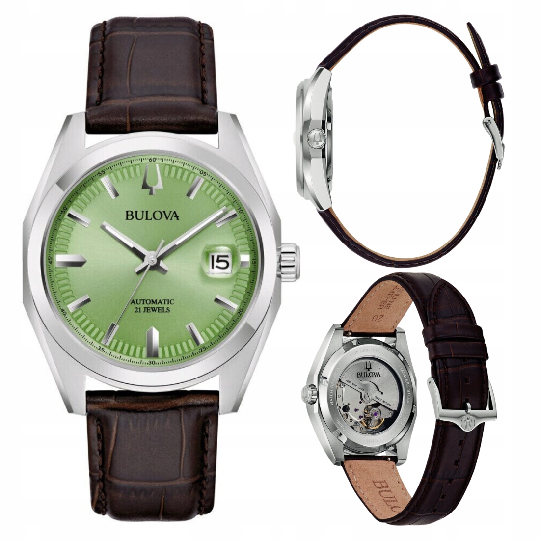 Bulova 96B427 Surveyor Automatyczny Zegarek Męski (7613077597569 ...