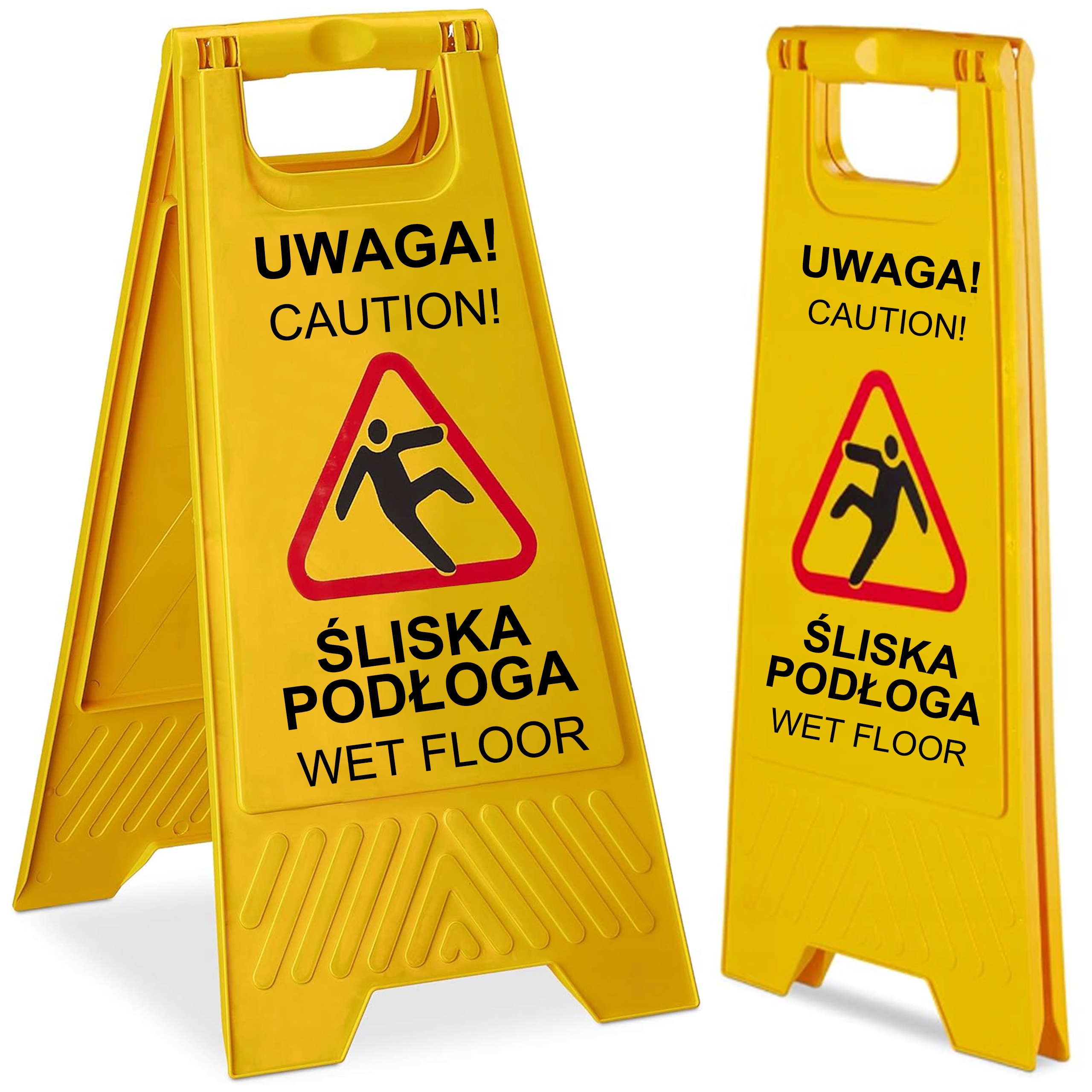 Tablica Uwaga Ślisko - Niska cena na Allegro