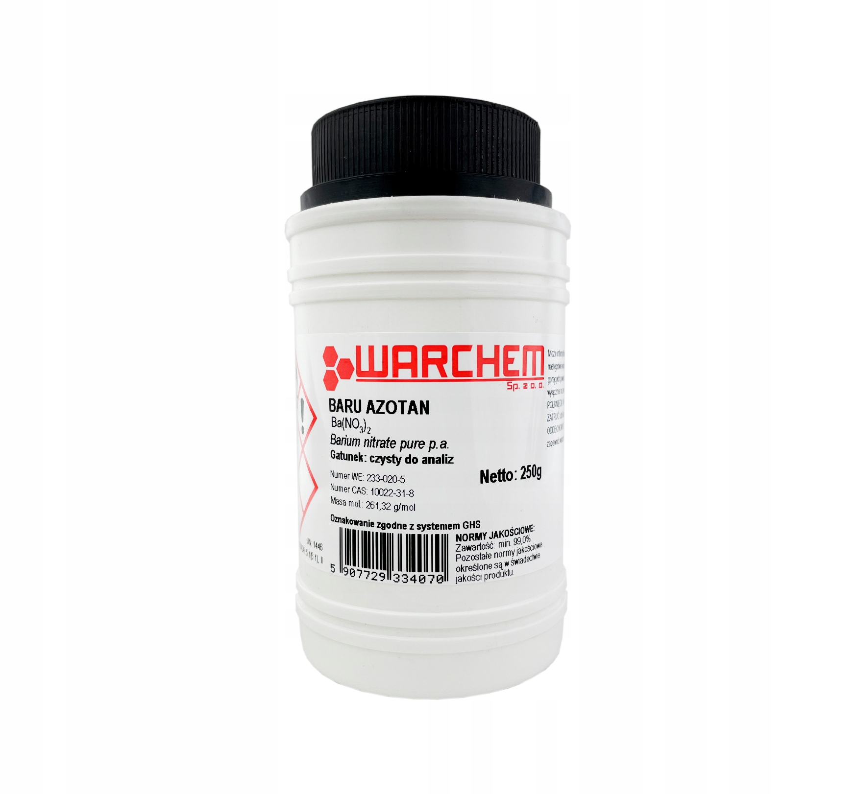 AZOTAN BARU - CZDA - 250g (5907729334070) • Cena, Opinie • Odczynniki ...