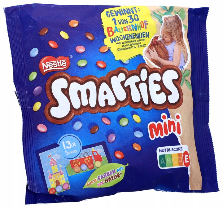 Nestle Smarties Mini Drażetki czekoladowe 216g • Cena, Opinie - Allegro