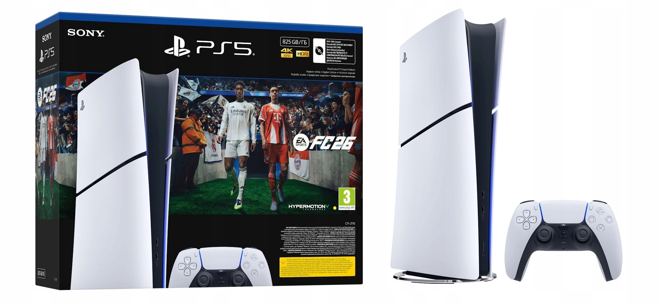 Konsola Sony PlayStation 5 Digital Edition CFI-1016B - Sklep, Opinie, Cena w Allegro