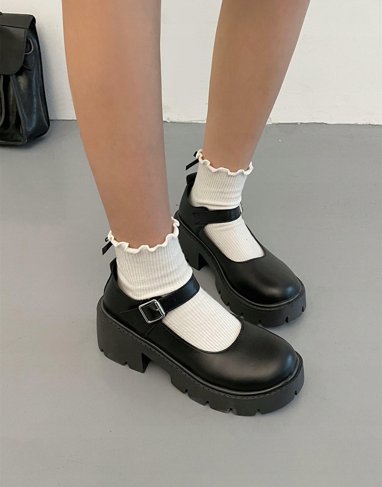 SHEIN CZARNE PÓŁBUTY IMITACJA SKÓRY O9Y NJ4__40,5 • Cena, Opinie ...