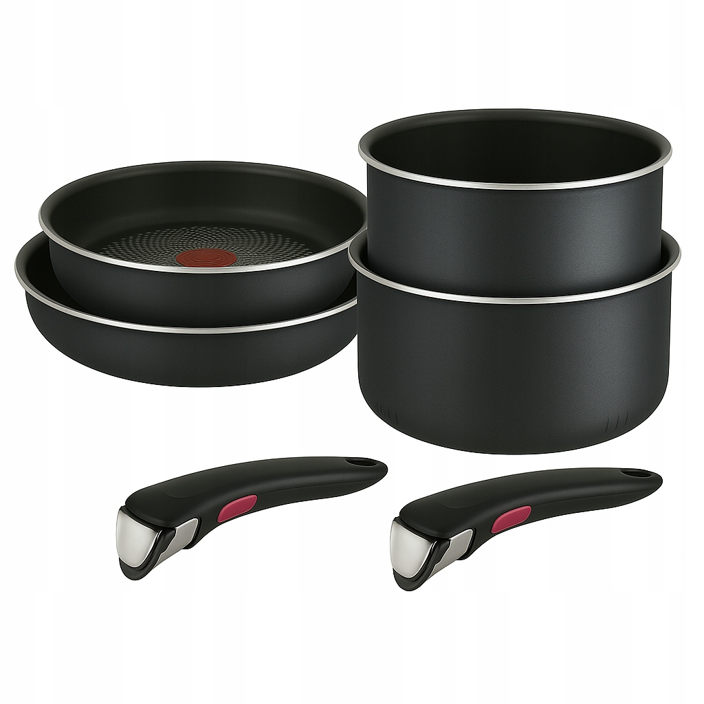 Zestaw garnków i patelni TEFAL Ingenio So'Light 6 el. indukcja (23045389809494) • Cena, Opinie ...