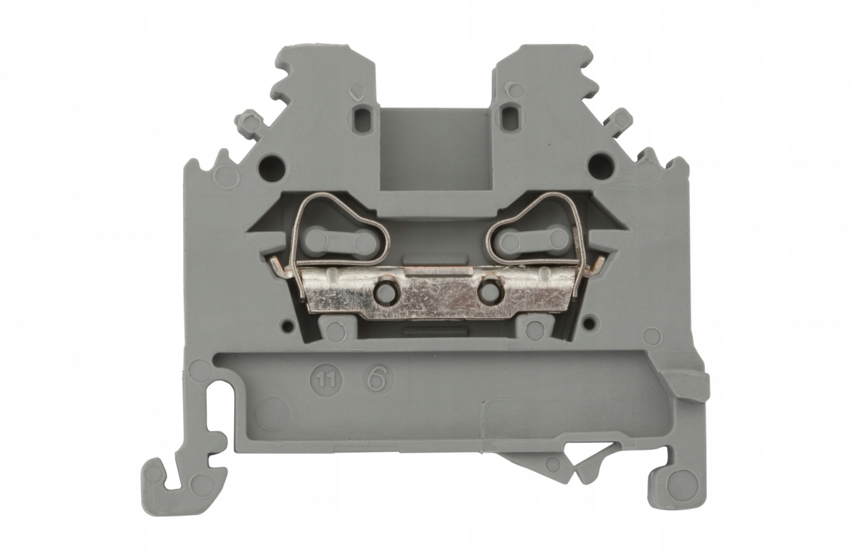 Złączka szynowa 2-przewodowa Wago 280-101 2,5 mm2 szara (280-101 ...