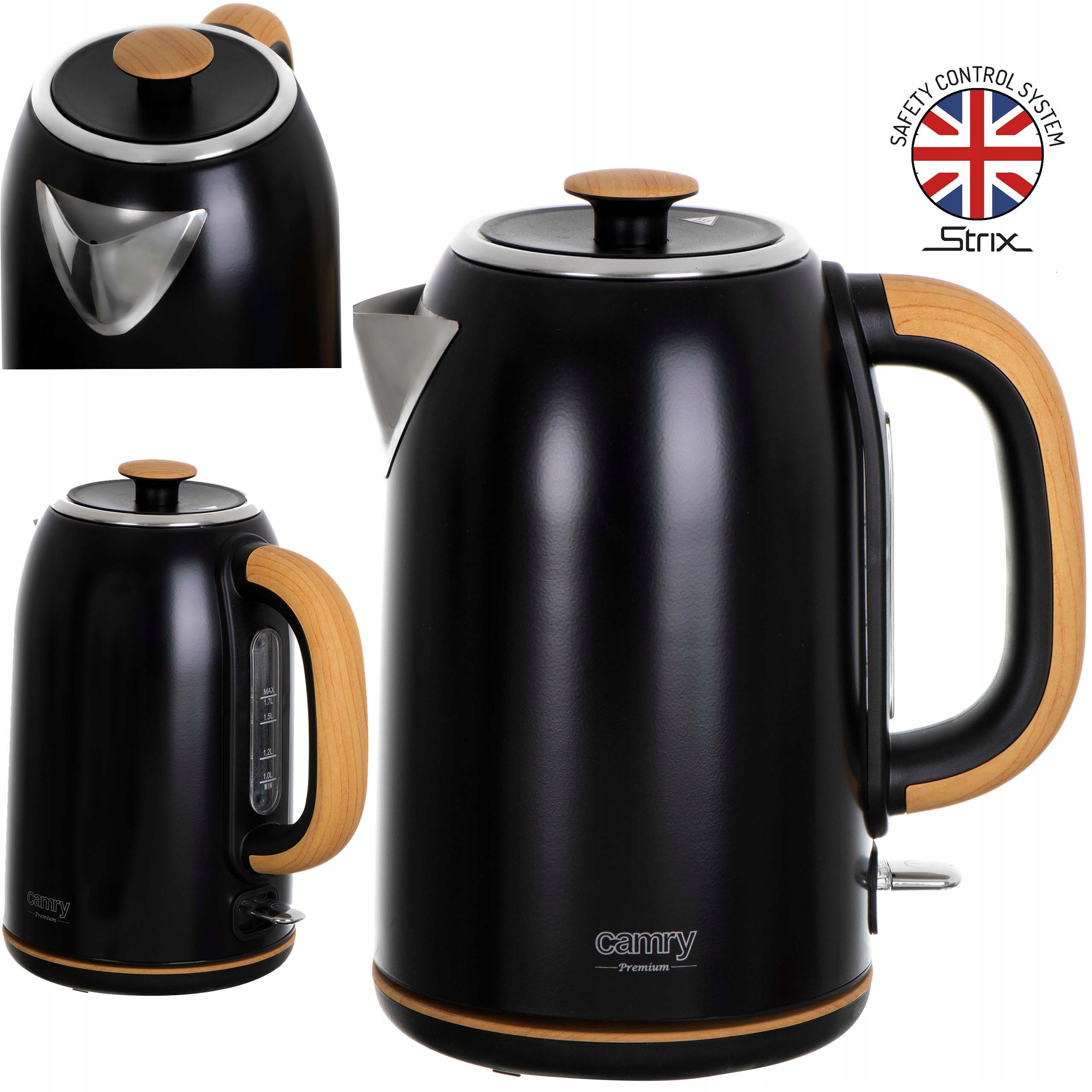 CZAJNIK ELEKTRYCZNY METALOWY STRIX 2200W 1,7L - Sklep, Opinie, Cena w Allegro.pl