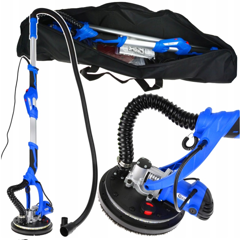 SZLIFIERKA ŻYRAFA LED DO GIPSU GŁADZI TYNKÓW 225mm 2xLED 710W 80268 ...