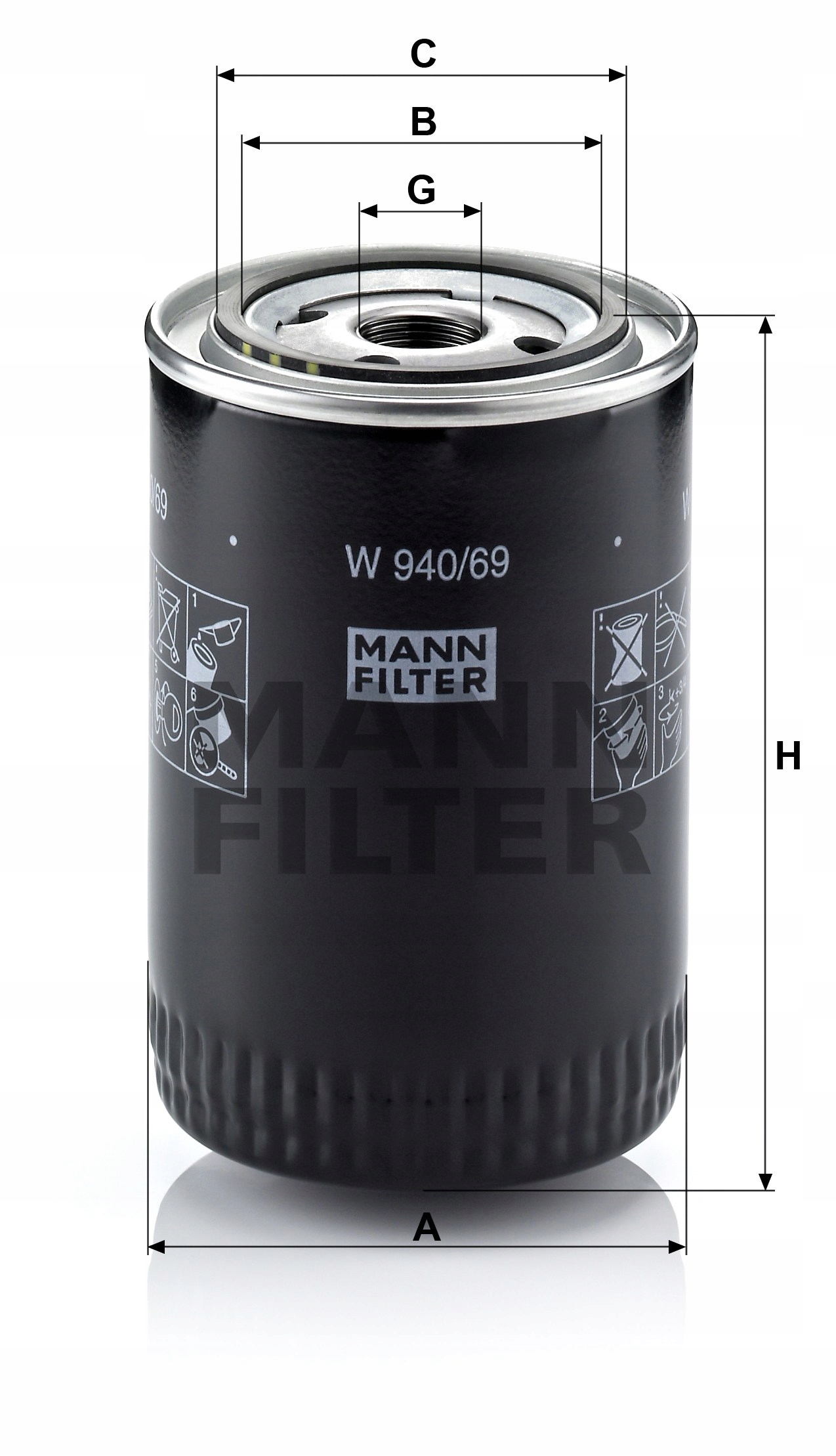 Wd 940 Mann - Niska cena na Allegro