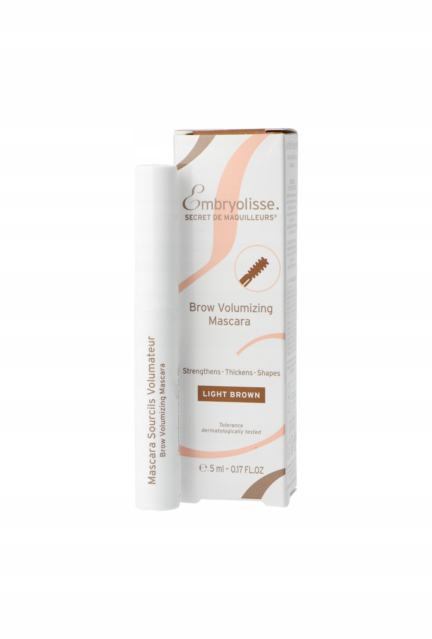 Embryolisse Brow Volumizing Mascara Light Brown pogrubiająca maskara i ...