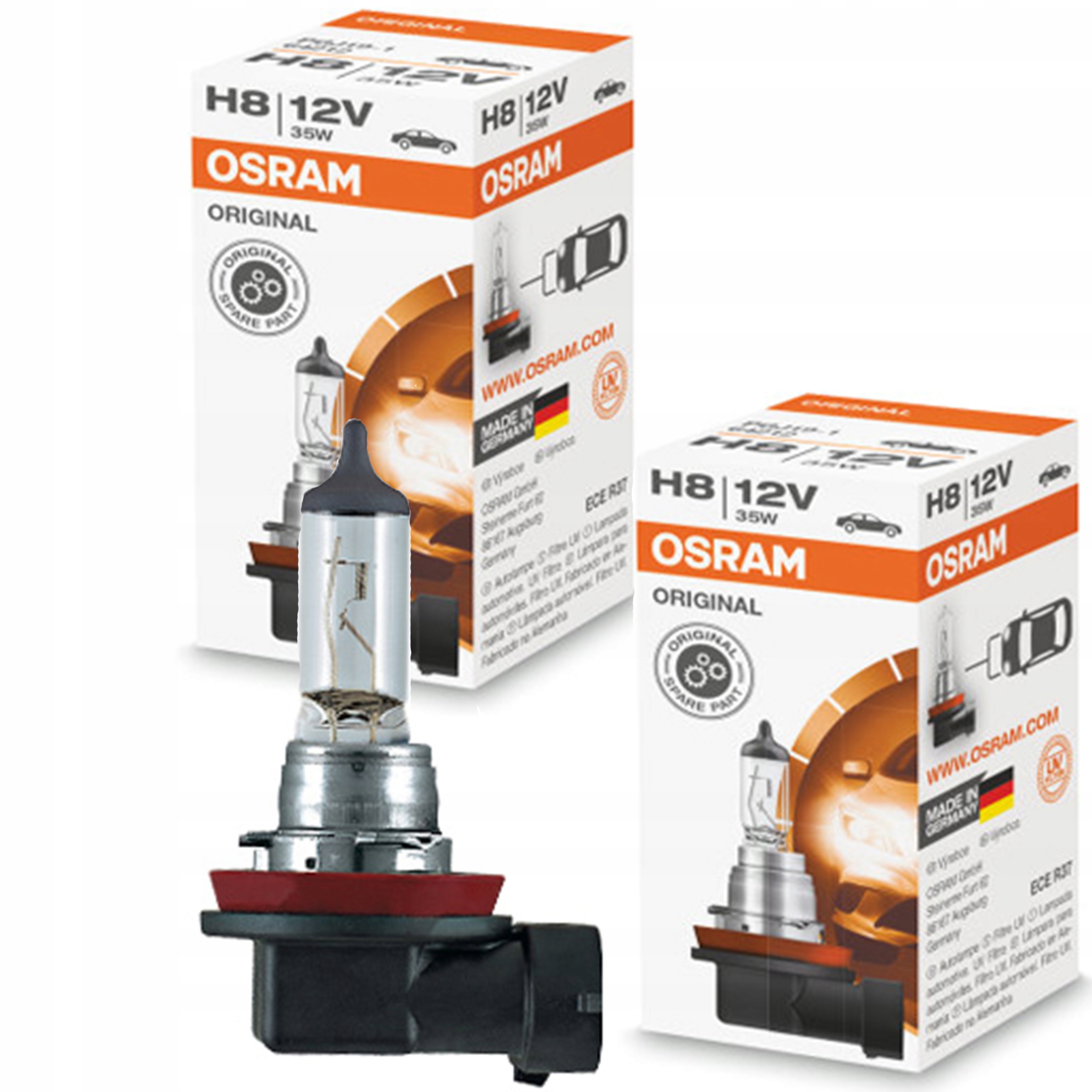 Osram 2x Żarówka Halogenowa H8 35W Original Line 5903818526104 za 79 ...
