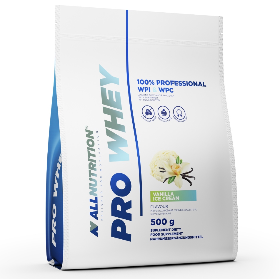 ALLNUTRITION PRO WHEY 500g BIAŁKO WPC WPI PROTEIN MIĘŚNIE REGENERACJA MASA - 5902837732411 ...