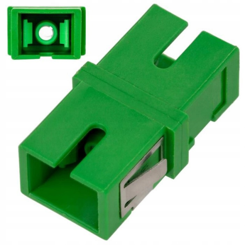 Adapter jednomodowy SM SC/APC simplex FTTX no flange - Sklep, Opinie ...