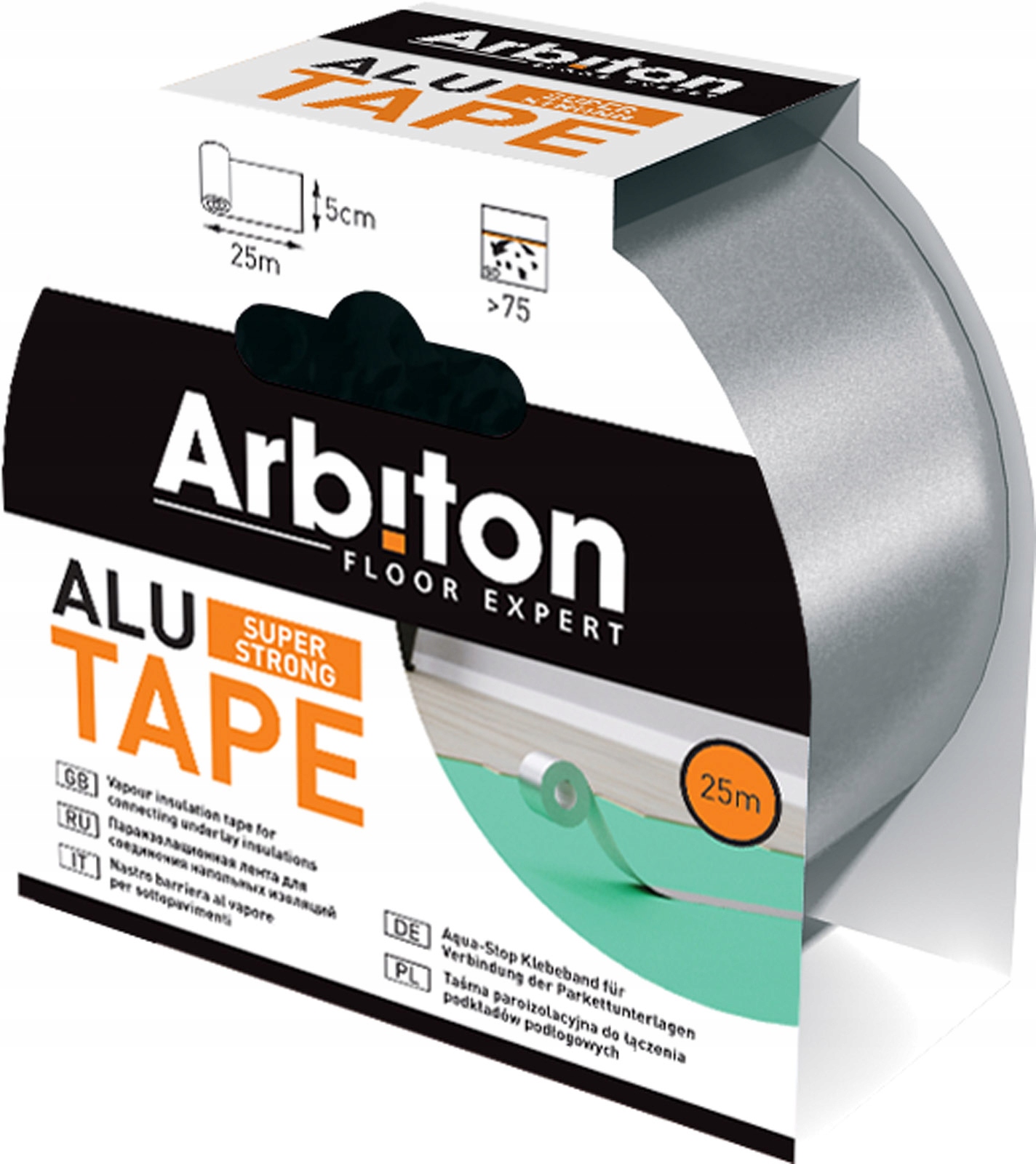 Taśma do łączenia podkładów Arbiton Alu Tape 25 x 5 x 0,05 mm ...