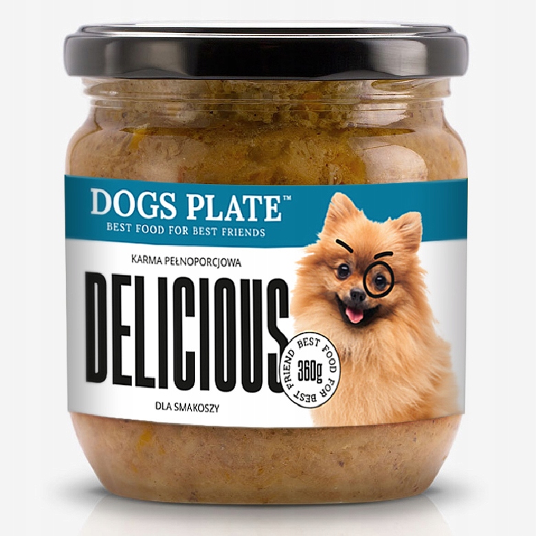 Dogs Plate Delicious karma dla Psa mono Kaczka 360g 14744580432 ...