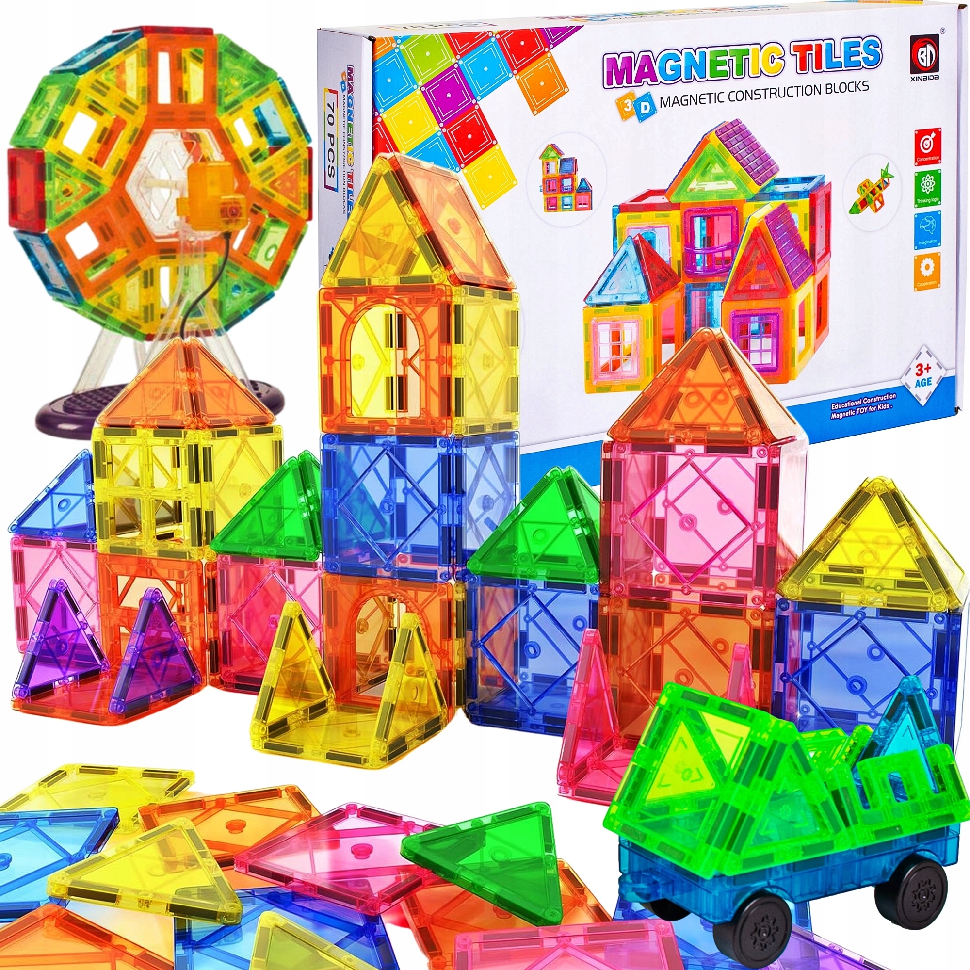 Magnetic Tiles - Magnetické stavebnice pro děti - Allegro (strana 2)