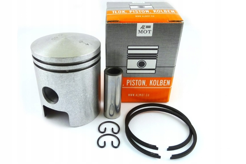 TŁOK SWORZEŃ ALMOT DO MZ TS 125 K20 52.00mm SWORZEŃ TŁOKA PIERŚCIENIE KMP za 169.79PLN z Malawa ...