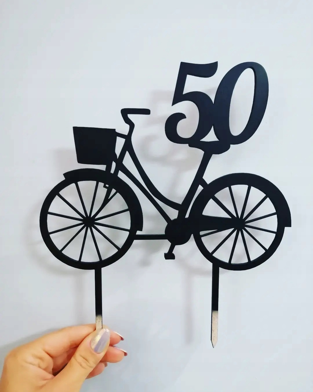 Topper rower damski , urodziny , topper z cyfrą • Cena, Opinie ...