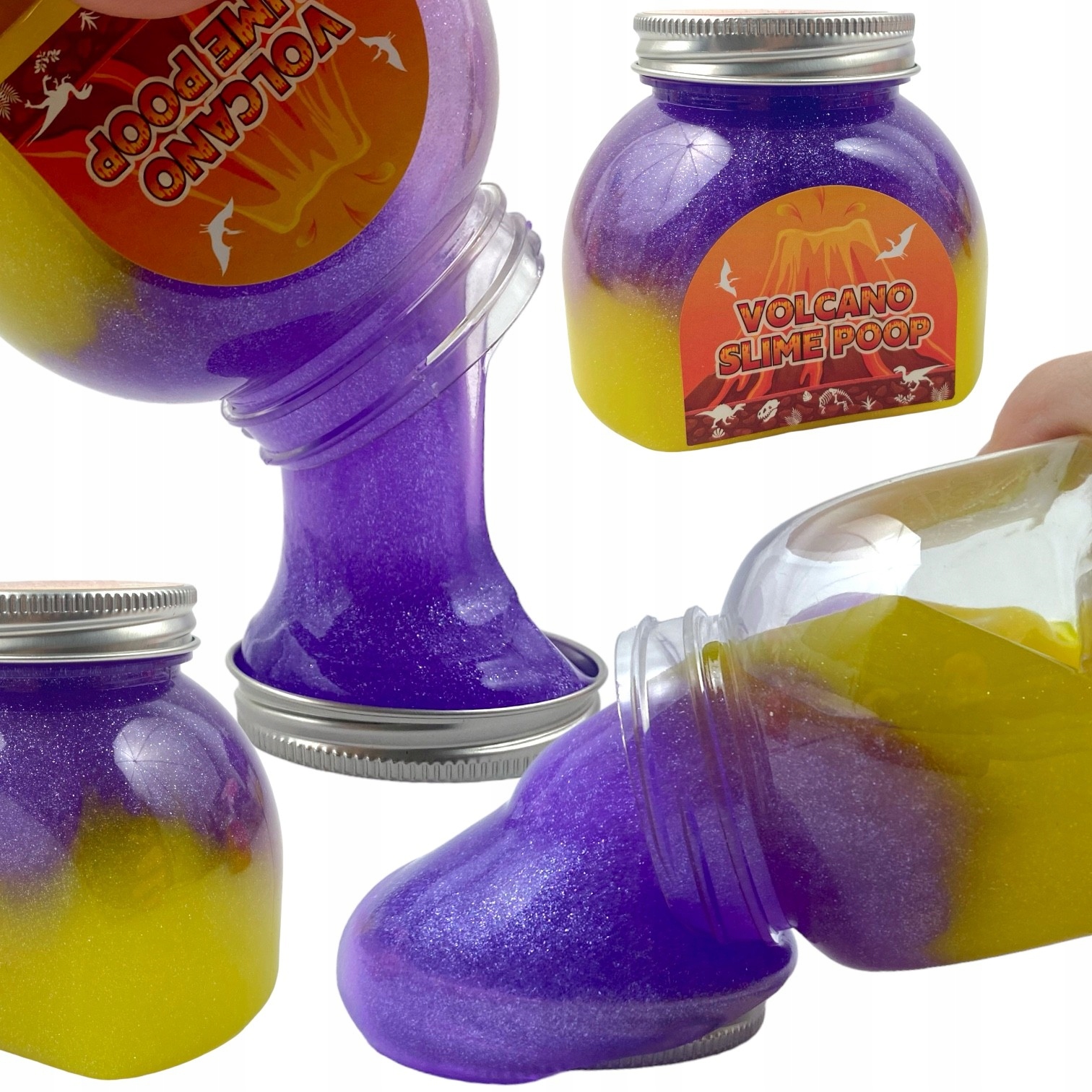 SLIZ HOVÍNKO senzorická hmota ANTISTRESOVÁ HMOTA SLAJM mega PRUŽNÝ ...