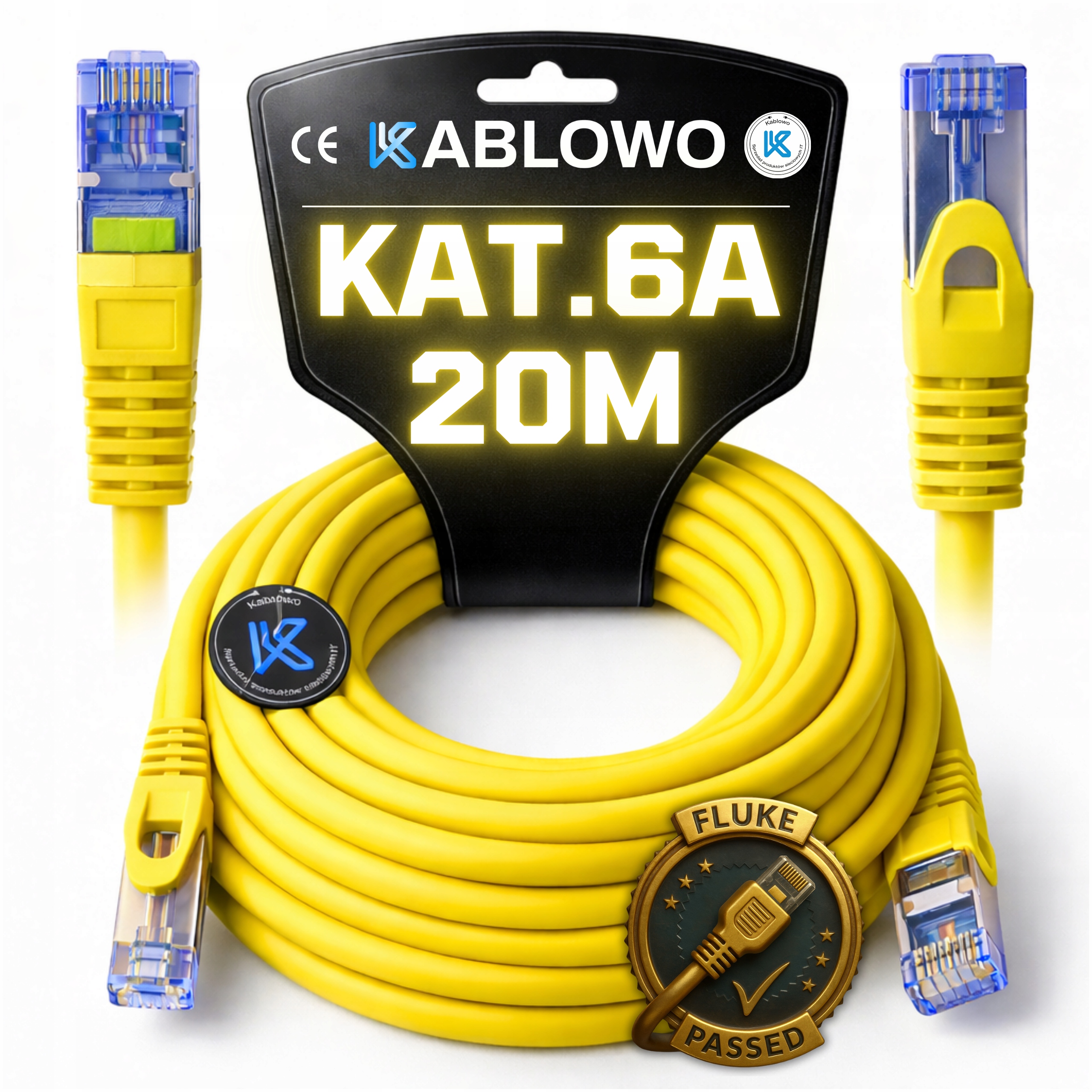 LAN kabel síťový RJ45 CCA Ethernet CAT 6A S/FTP 20M LANBERG ...