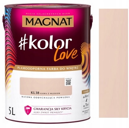 Farba Magnat Kawa z Mlekiem - Niska cena na Allegro