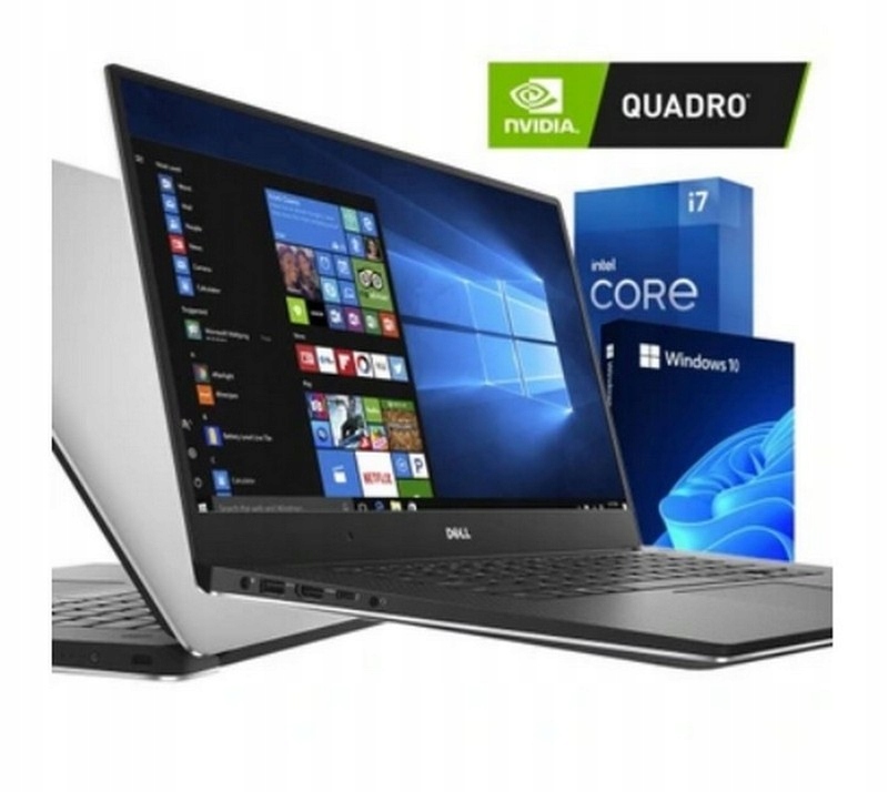 Laptop Dell Precision 5510 15,6 " Intel Core i7 16 GB / 240 GB czarny ...