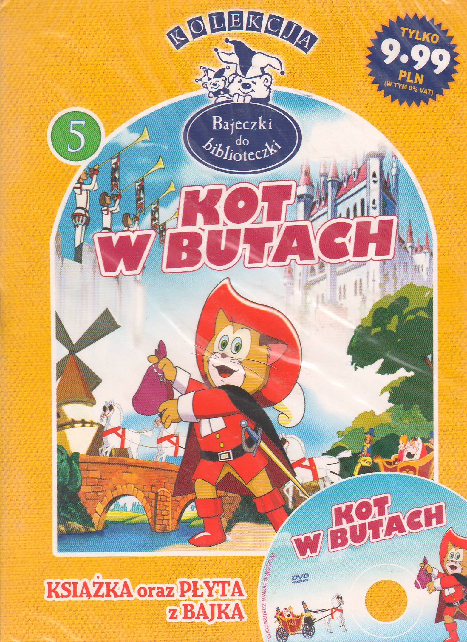 Kot w butach płyta DVD+Książka 12026696148 - Sklepy, Opinie, Ceny w Allegro