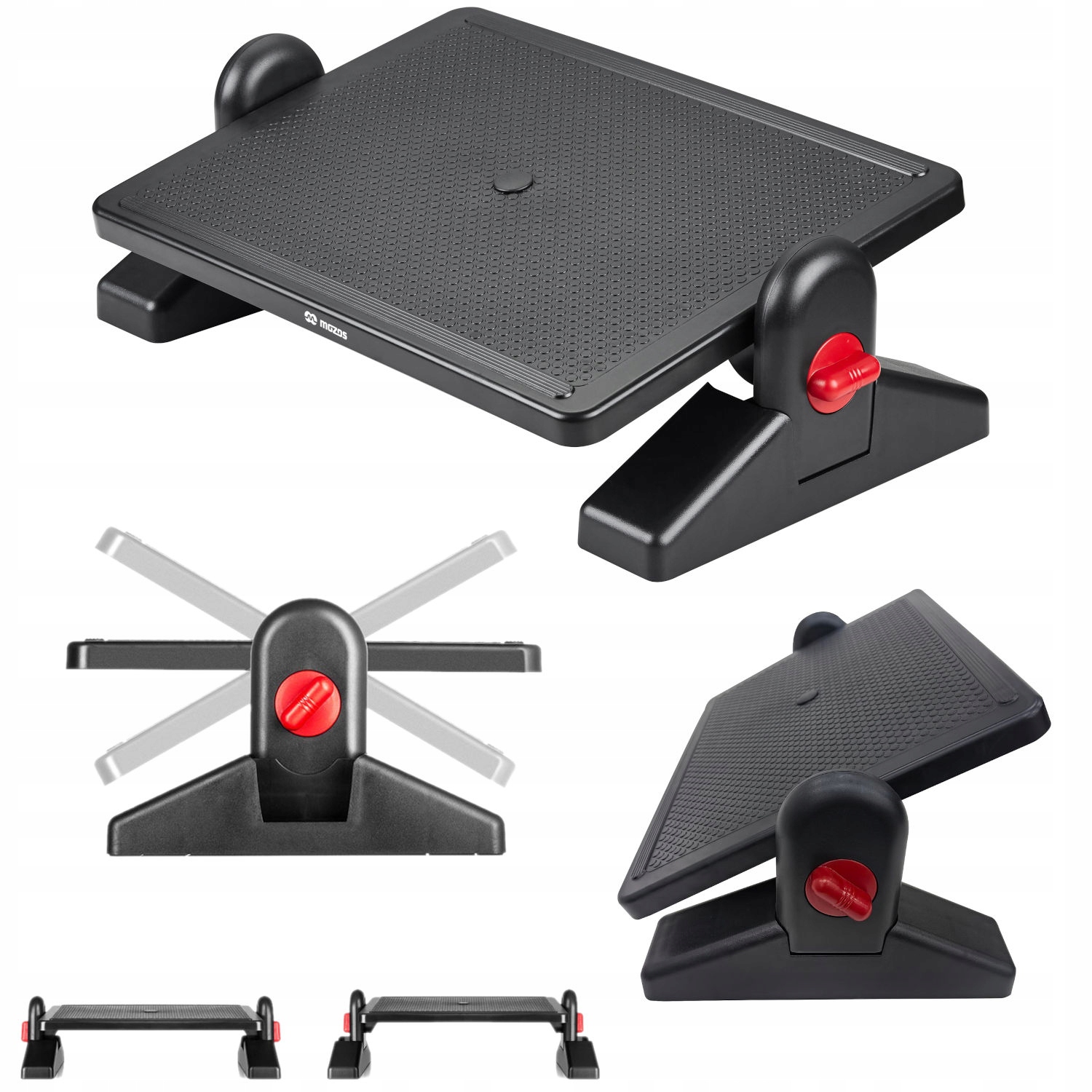 PODNÓŻEK BIUROWY PODSTAWA POD STOPY DO NÓG STÓP ERGONOMICZNY REGULACJA ...