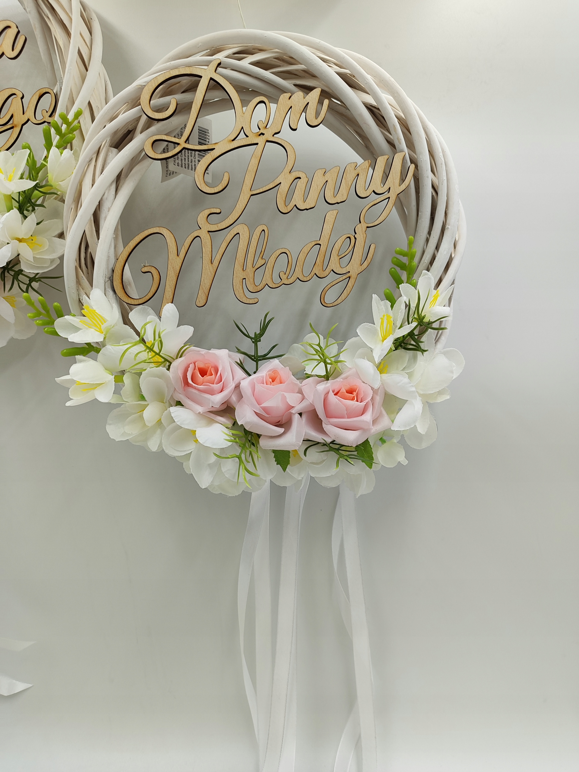 WIANEK na drzwi Dom Panny Młodej wesele ślub (4058324909246) • Cena ...