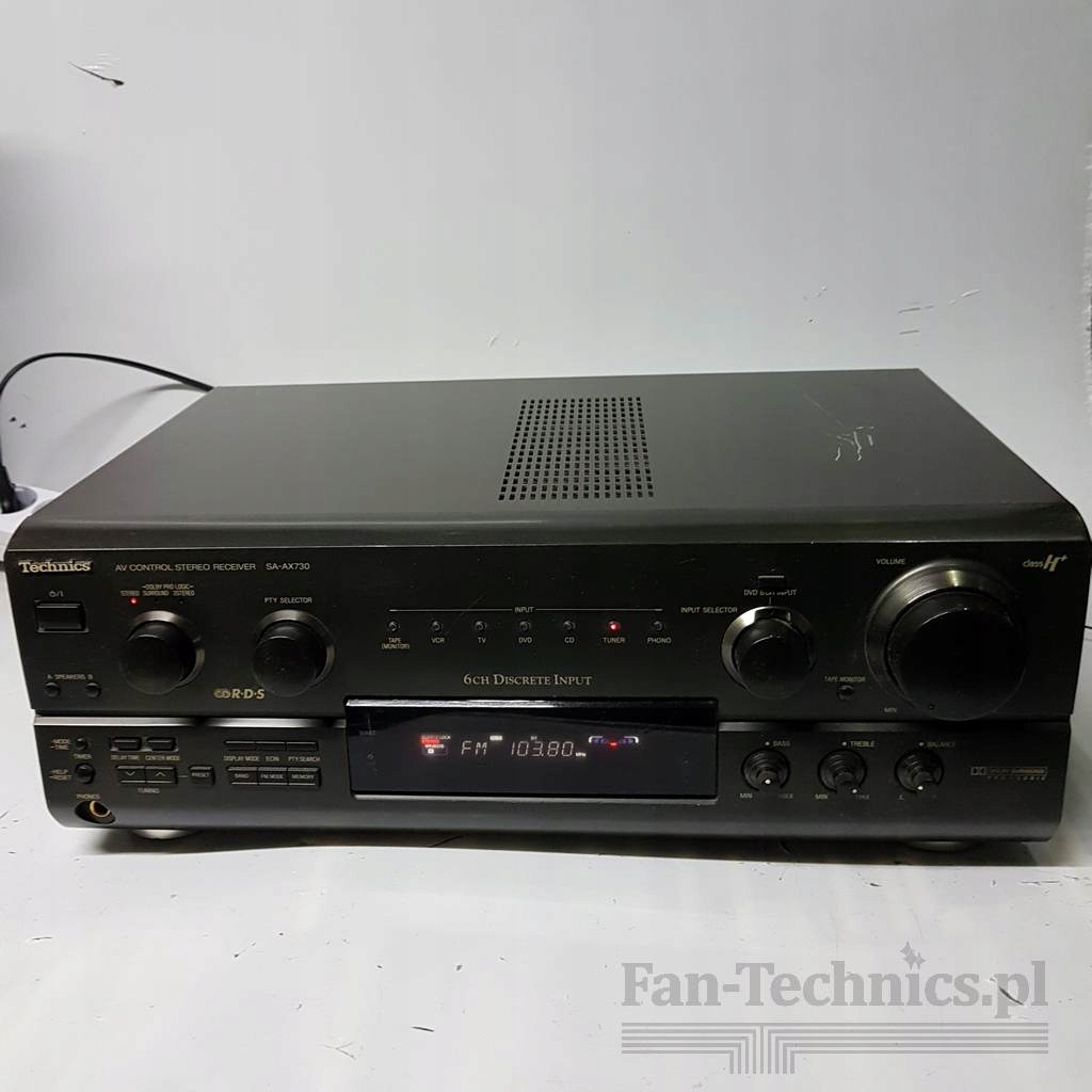 Fan-Technics Amplitun Technics SA-AX730 Sklep Łódź - Sklep, Opinie, Cena w Allegro