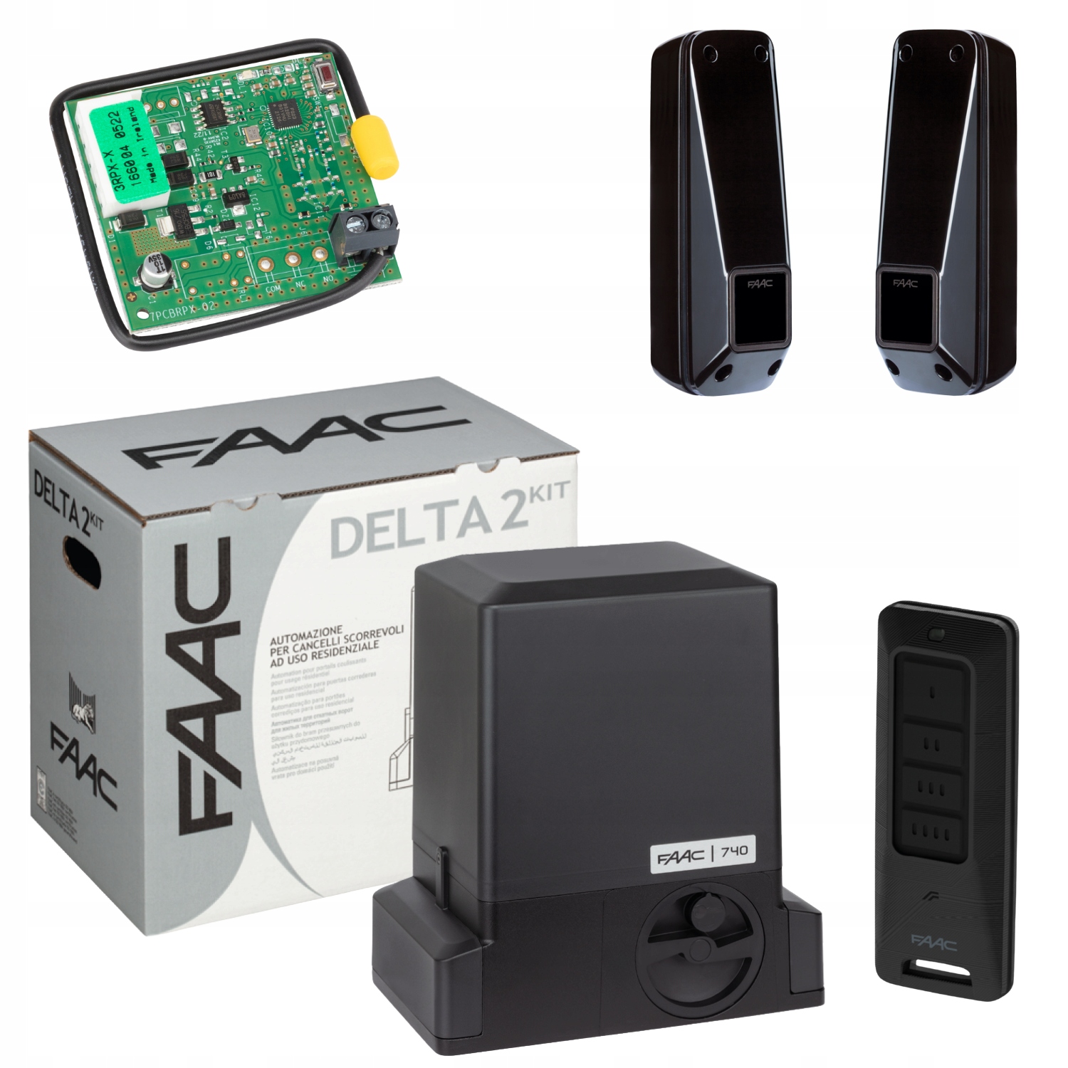 FAAC Delta 2 Automat napęd do bramy przesuwnej+ pilot FDS (5907190510447) • Cena, Opinie ...