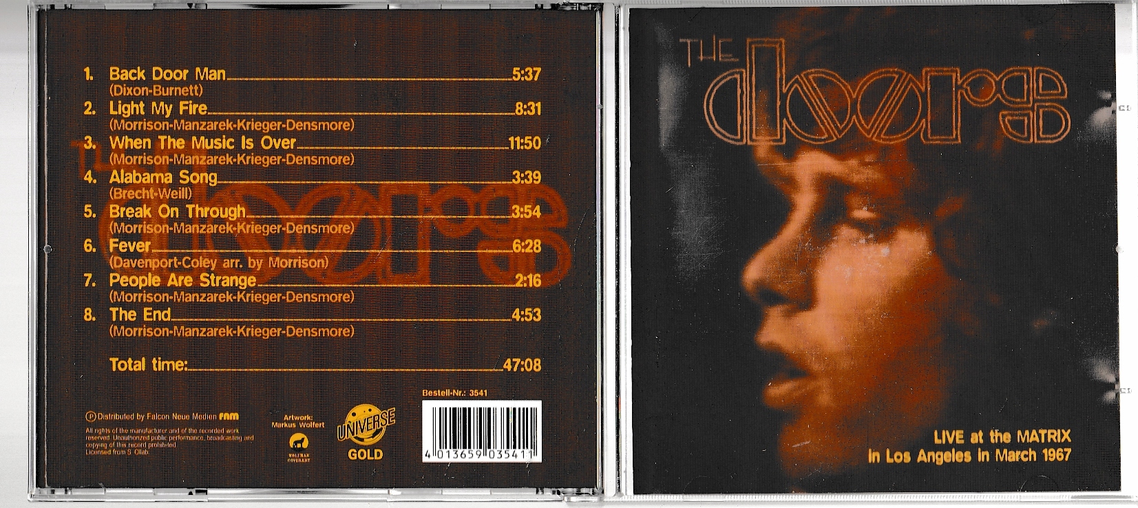 Płyta CD The Doors - Live At The Matrix Los Angeles 1967 ...