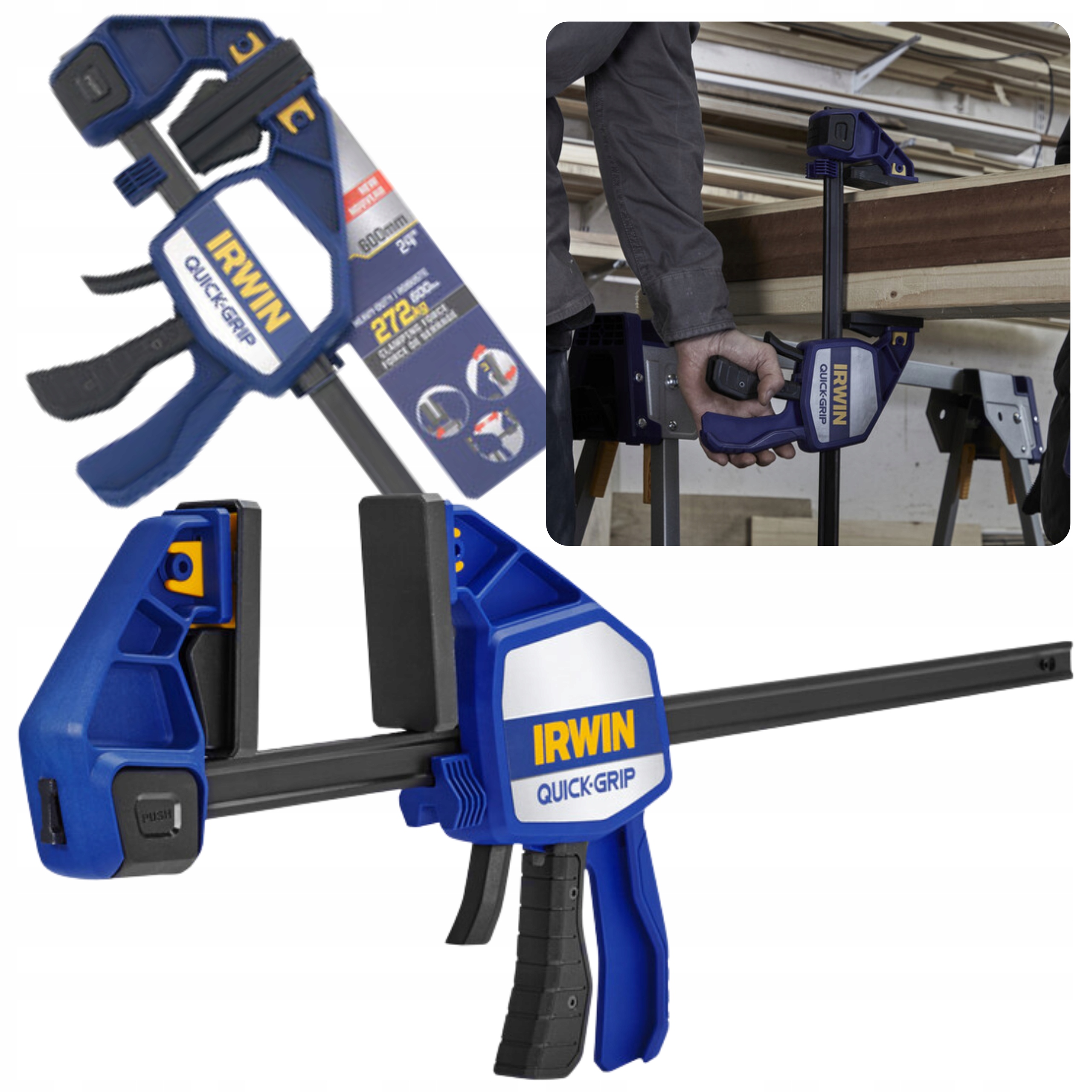IRWIN rýchloupínacia svorka QUICK GRIP XP 600 mm, (5706915059458 ...