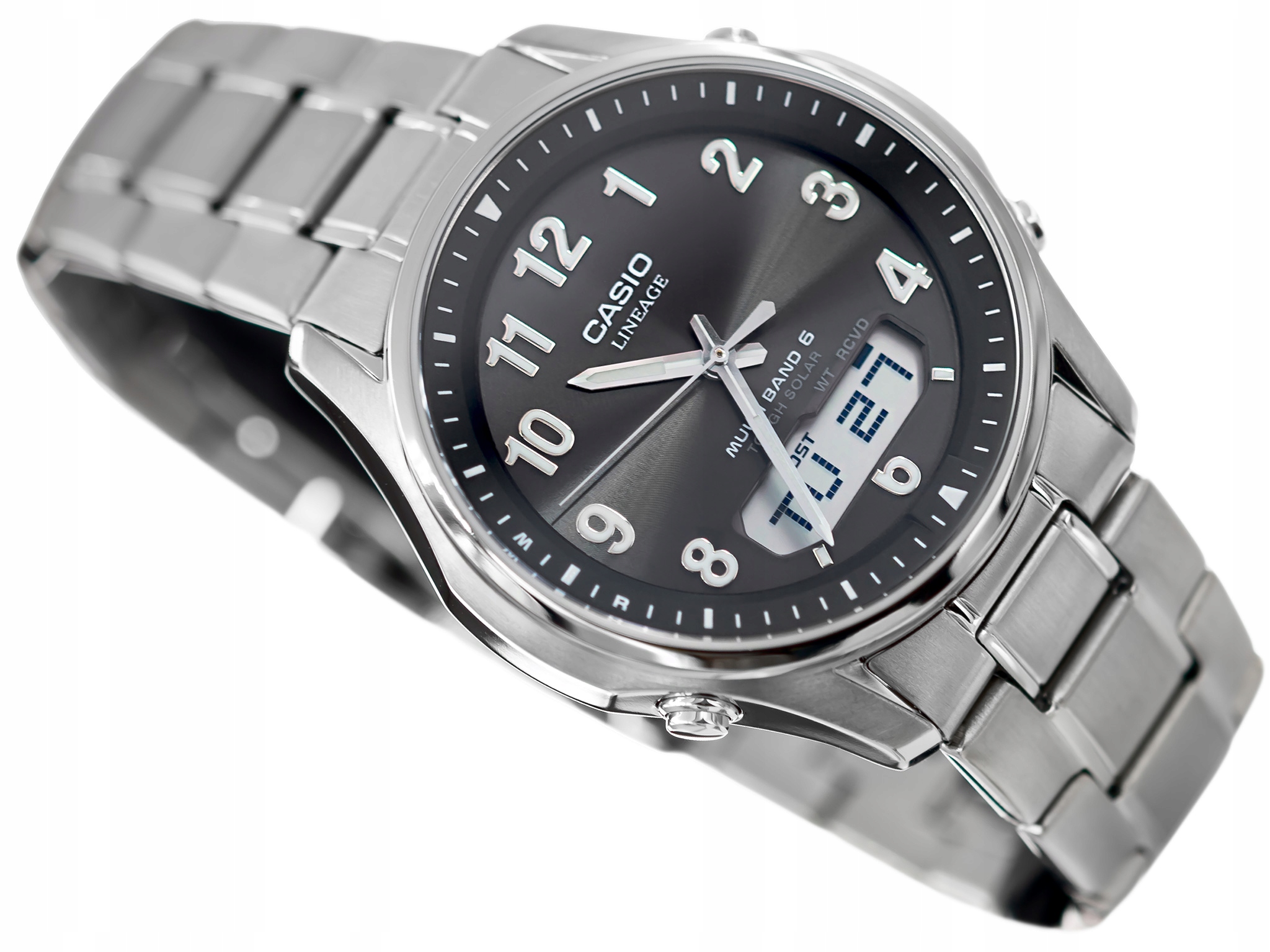 MĘSKI ZEGAREK CASIO LCW-M100TSE-1A2ER LINEAGE (4549526207853) • Cena ...