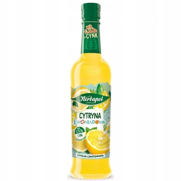 Herbapol Syrop-cytryna lemoniadowa 420ml (5900956104713) • Cena, Opinie ...