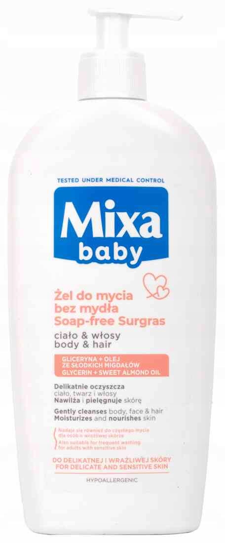 Mixa Baby Łagodny Szampon i Płyn do Kąpieli 2w1 400ml (03600550367188 ...