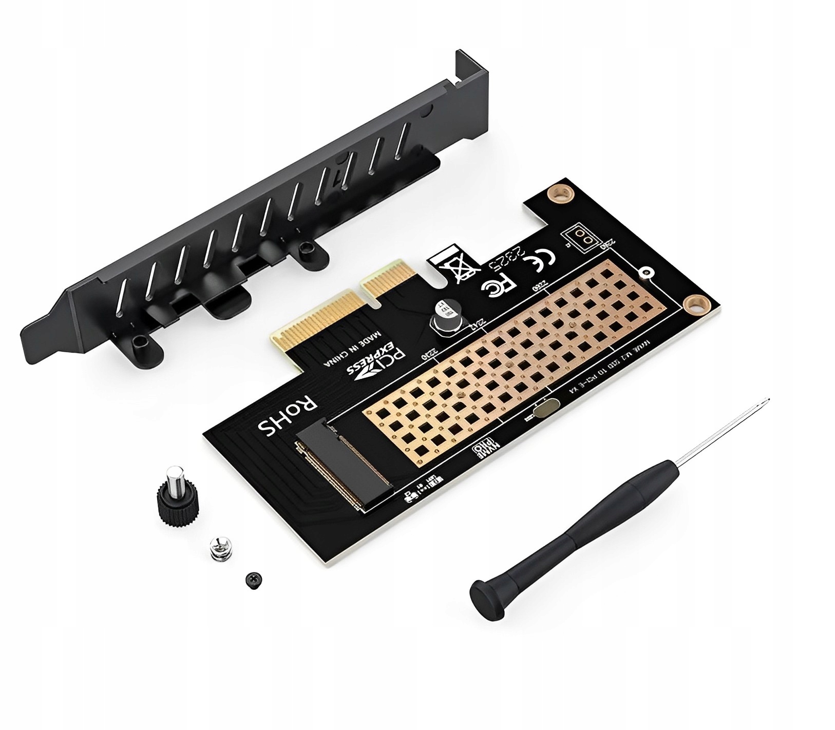 ADAPTÉR PCI-E PCIE X4/X8/X16 PRO DISK M.2 SSD NVME 16GBPS GEN4 GEN3 CE ...