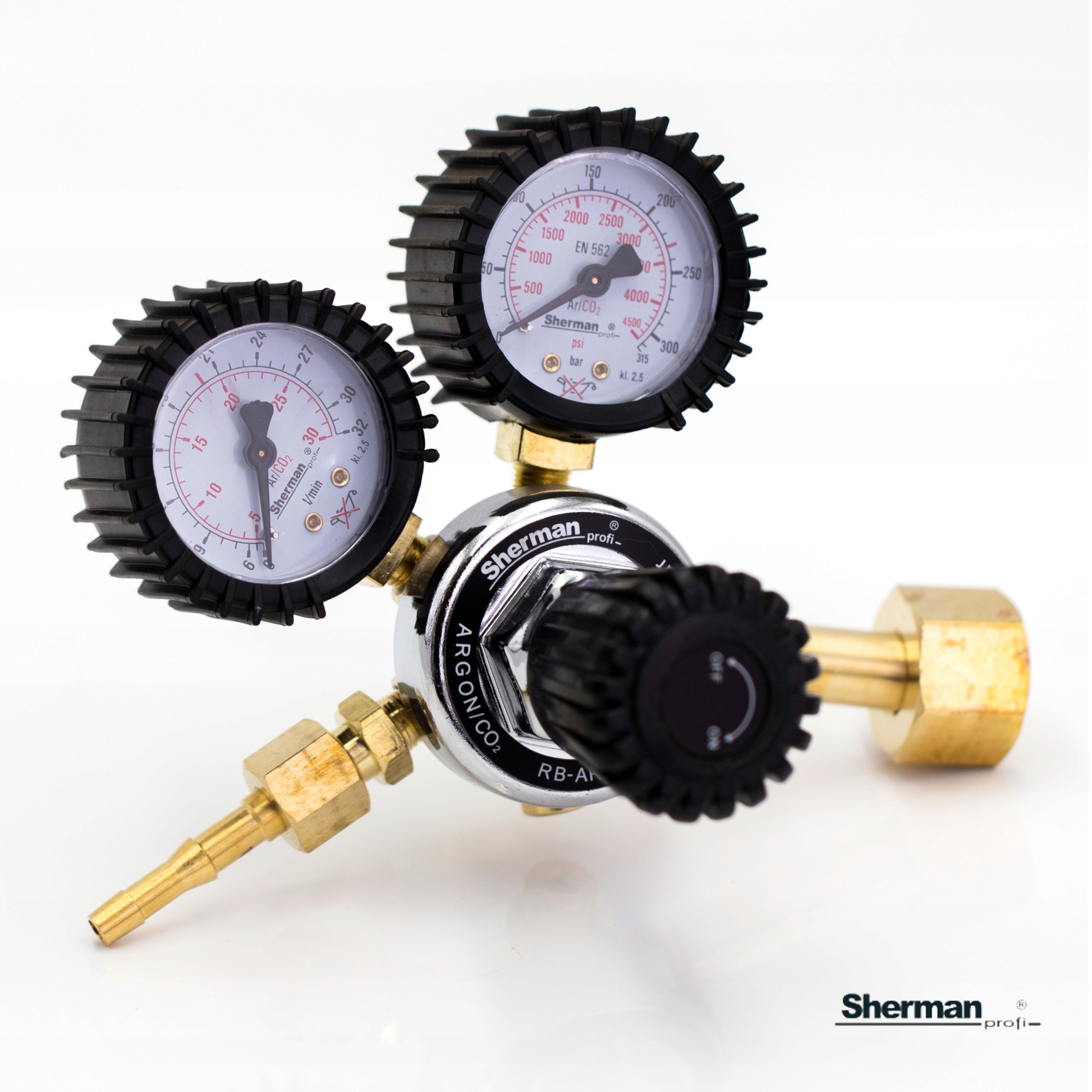 Reduktor Sherman CO2/Argon RB-CO2-MOUSE 200 bar (MOUSE AR/Co2) • Cena, Opinie • Reduktory ...