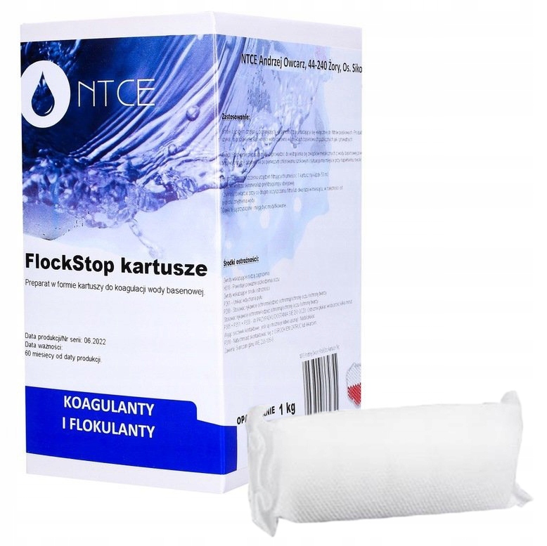 FLOCK STOP Tabletki Flok Chemia Krystalizacja Wody Basen Jacuzzi NTCE 1kg • Cena, Opinie ...