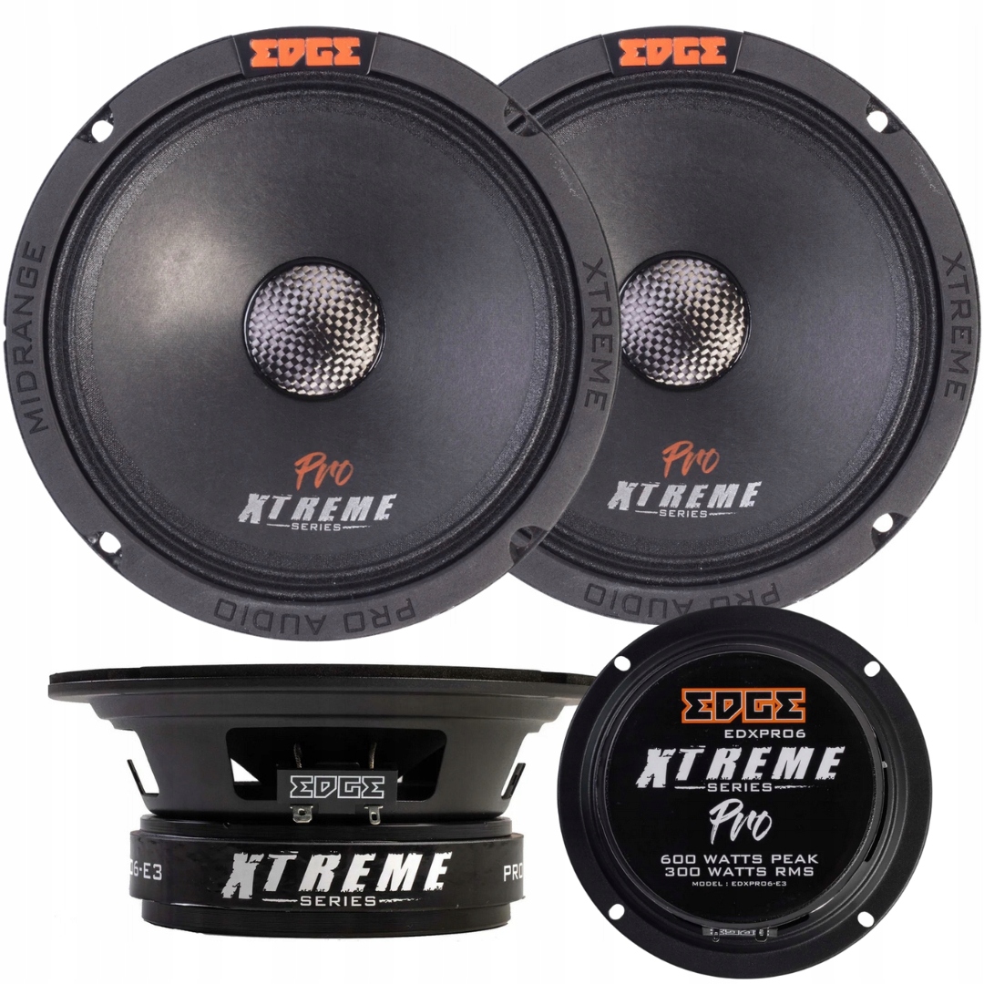 Głośniki XTREME EDGE EDXPRO6 165mm 99dB 300W RMS - Sklep, Opinie, Cena w Allegro