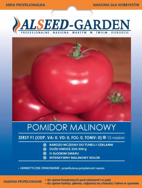 POMIDOR MALINOWY ZERSY F1 NASIONA HOLENDERSKIE (Odmiana wczesna ...