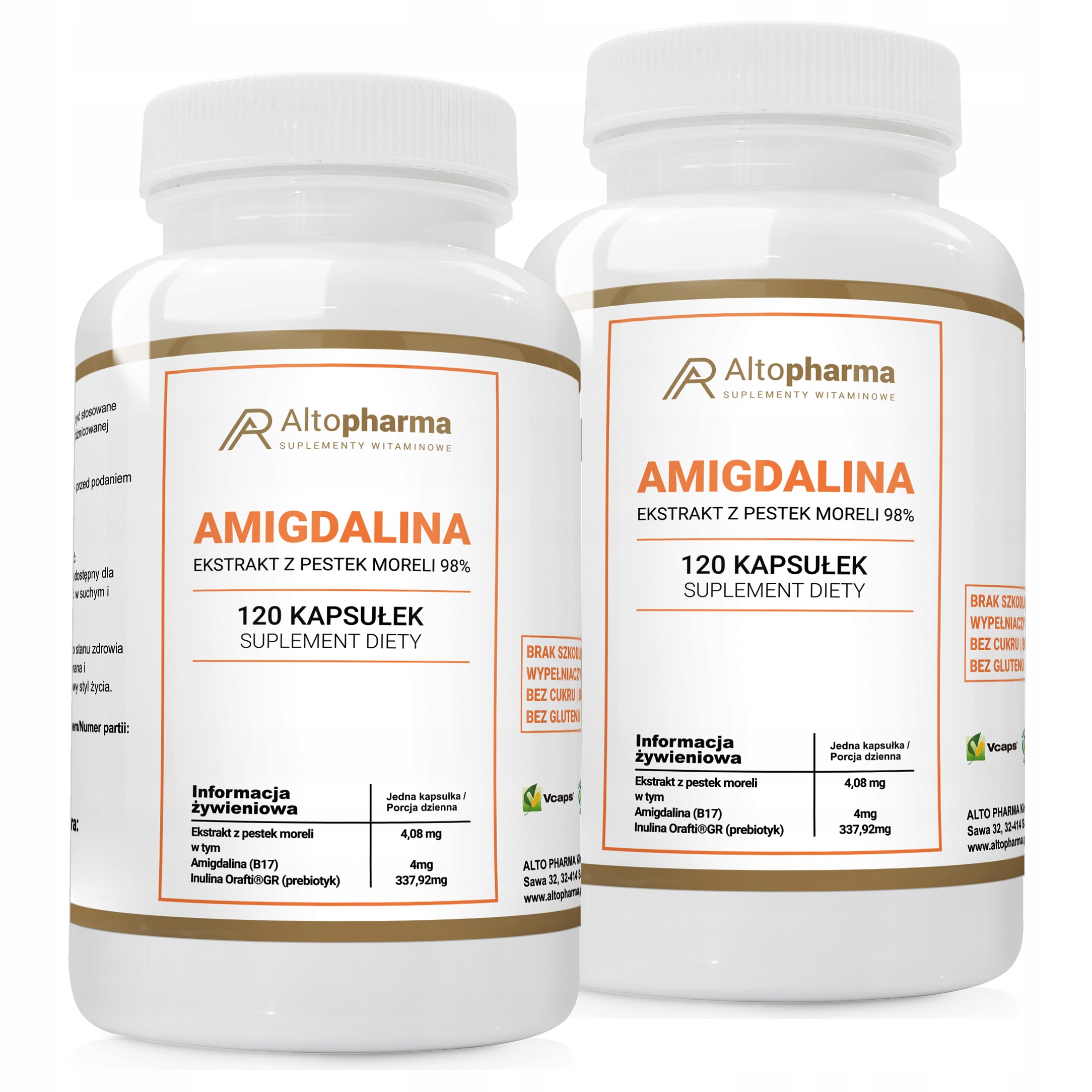 B17 Amigdalina 4mg + Prebiotyk PESTKI MORELI 120k (5903715549657 ...