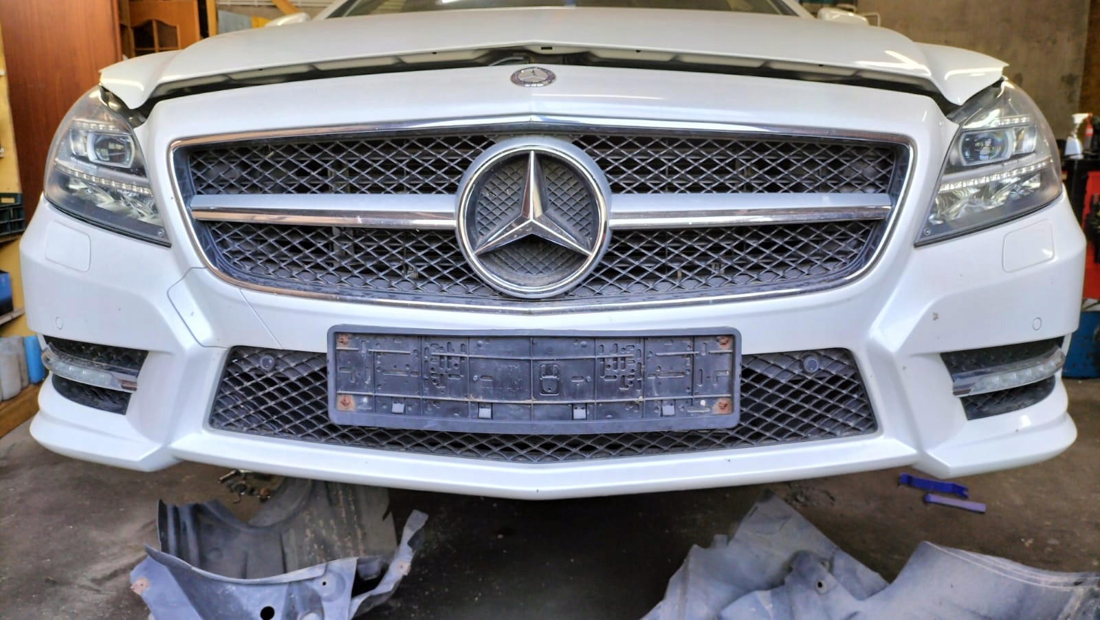 ZDERZAK PRZÓD 799 KOMPLETNY MERCEDES CLS W218 AMG A2186200015 ...